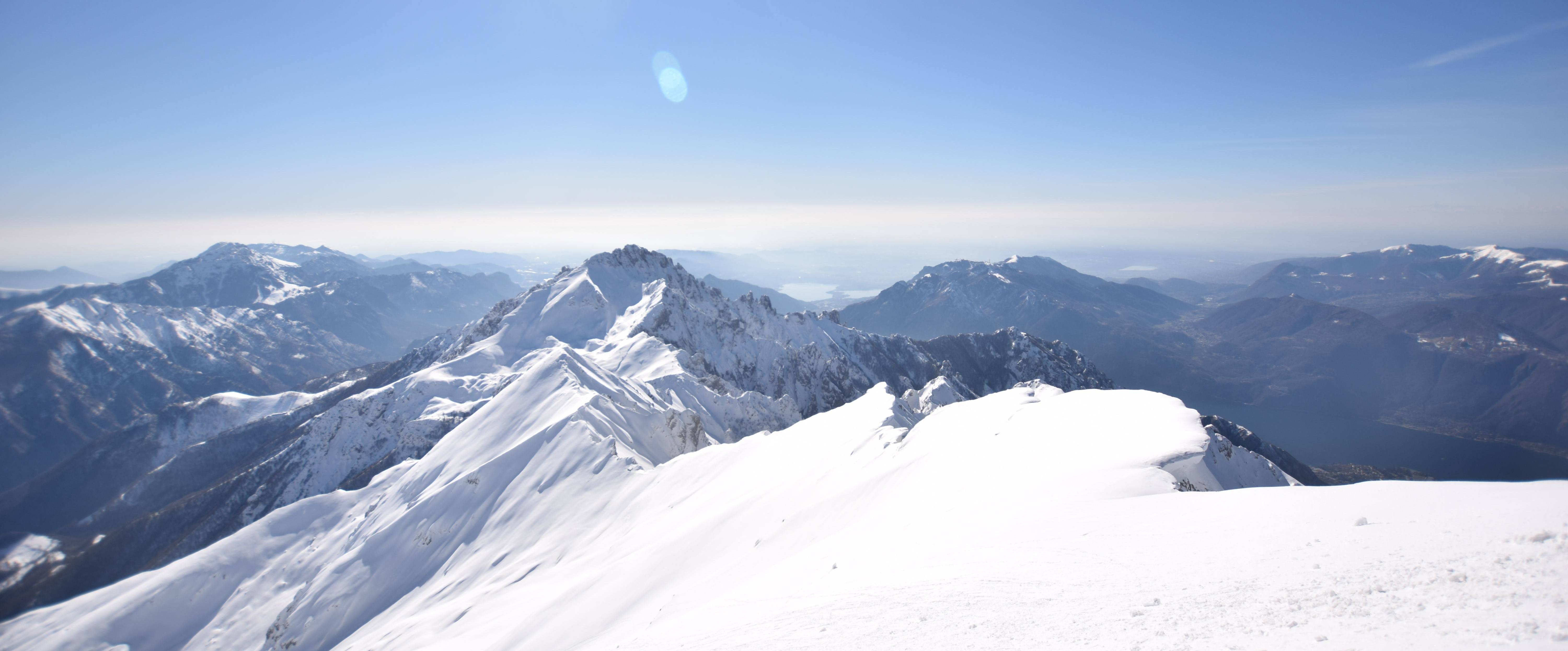Webcam Aussicht auf den Gipfel des Grignone • Lecco • Panorama